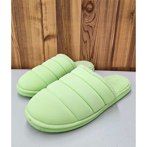 Wondershop | Shoes | Wondershop Billie Lime Green Mens Cozy Slippers ...
